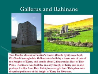 Irish tower houses, and ferriters' castle | PPT