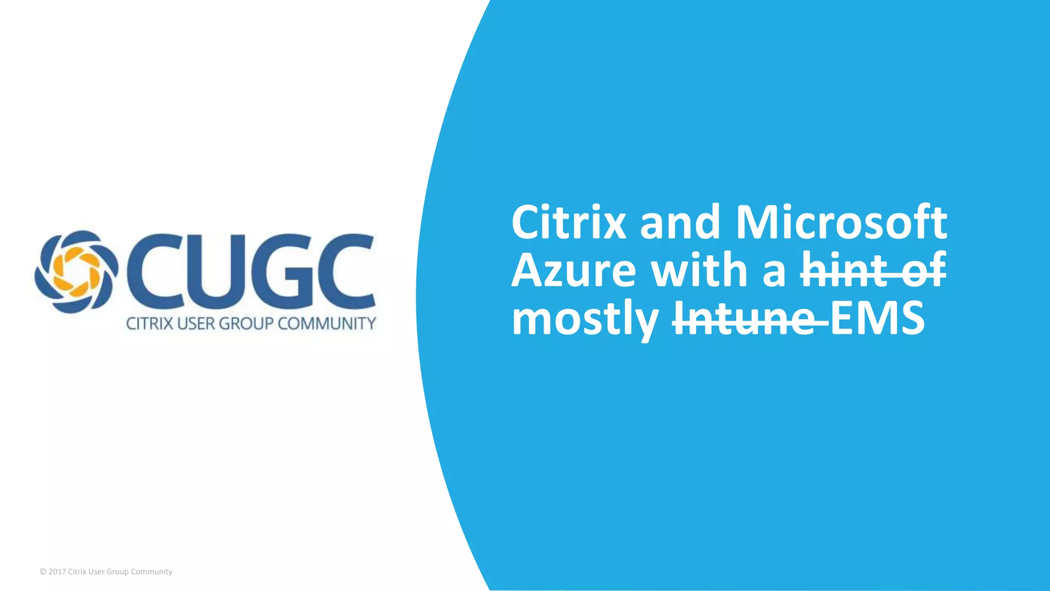 Citrix with Microsoft EMS | PPT