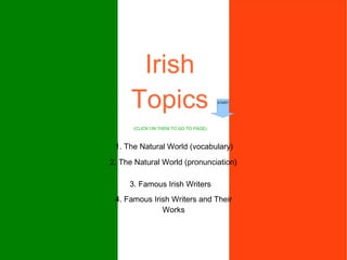 Irish vocabulary and culture | ODP