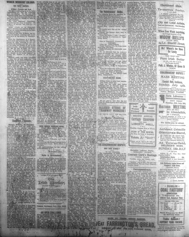 Irish Worker 12 July 1913 | PDF