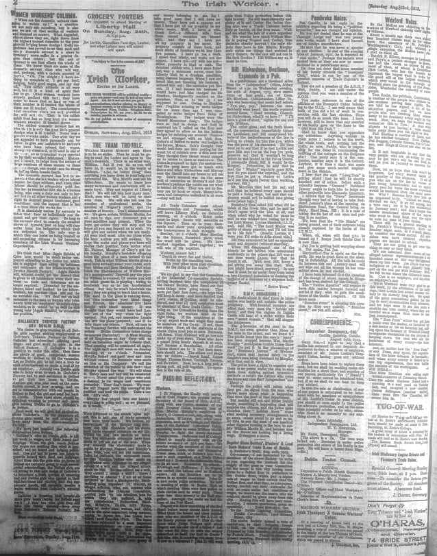 Irish Worker 23 August 1913 | PDF