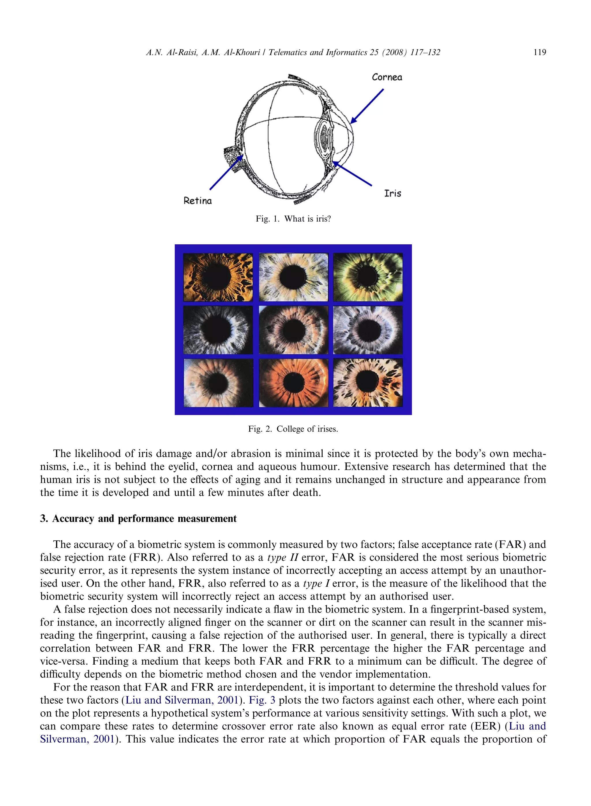 Iris recognition and the challenge of homeland & border control security in UAE | PDF