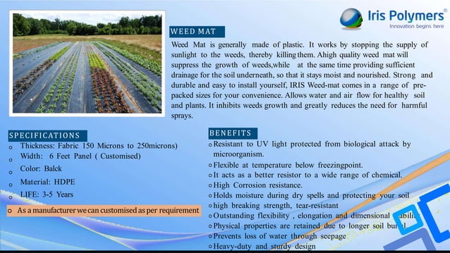 Iris Polymers Product | PPT