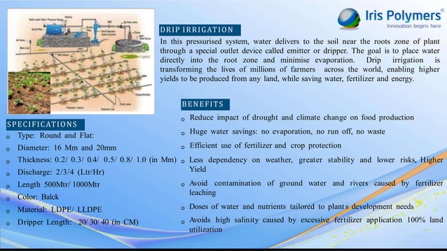Iris Polymers Product | PPT