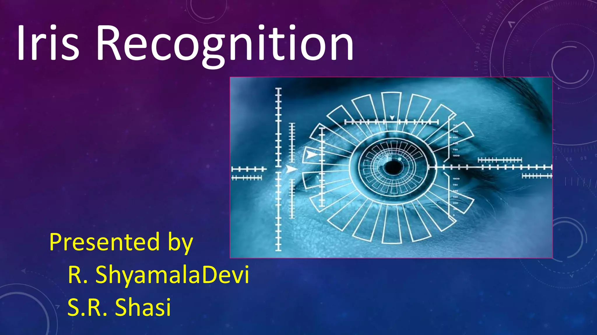 Iris recognition | PPT