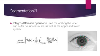Iris recognition | PPTX