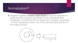 Iris recognition | PPTX