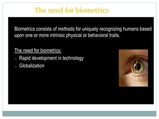 IRIS RECOGNITION | PPT