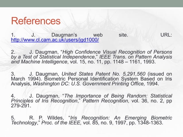 Iris recognition system | PDF | Eye and Vision Conditions | Diseases and Conditions