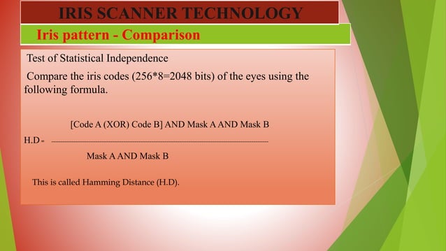 Iris scanner technology | PPTX | Consumer Electronics | Technology & Computing