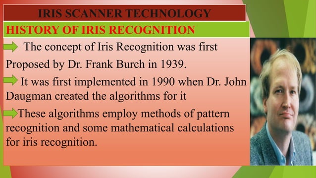 Iris scanner technology | PPTX | Consumer Electronics | Technology & Computing
