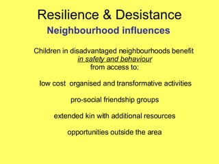 Accentuating the Positive: Resilience and desistance approaches ...