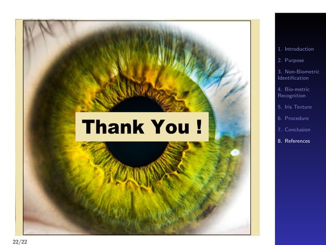 Iris Texture Analysis And Feature Extraction Ppt