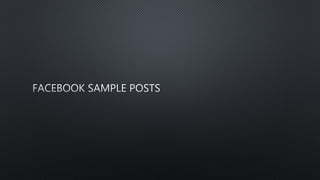 Facebook Work Samples | PPTX