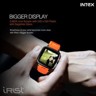 Intex iRist smartwatch | PPTX