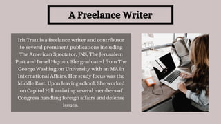 Irit Tratt - The Executive Vice President | PPT