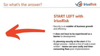 Iriusrisk Pitch Deck | PDF