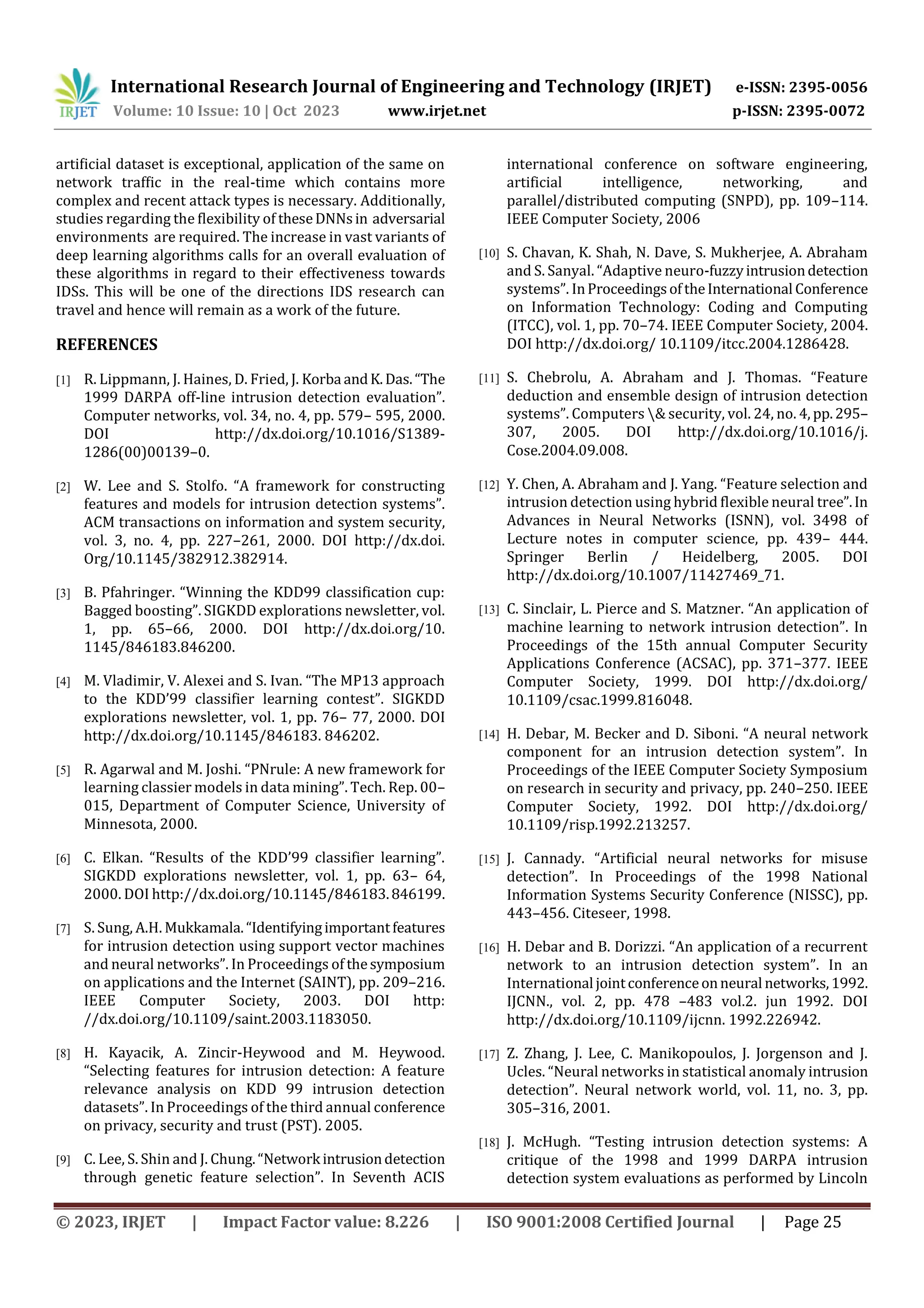 A Comparative Study of Deep Learning Approaches for Network Intrusion ...