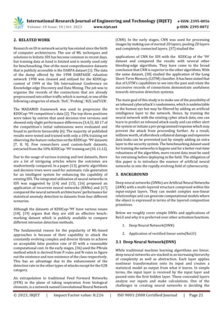 A Comparative Study of Deep Learning Approaches for Network Intrusion Detection in Cybersecurity ...