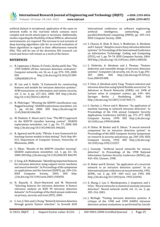 A Comparative Study of Deep Learning Approaches for Network Intrusion Detection in Cybersecurity ...