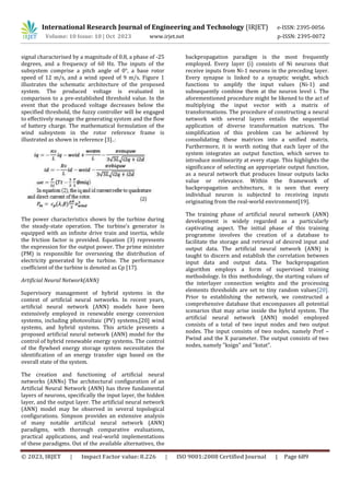 Hybrid Renewable Energy Generation System using Artificial Neural Network (ANN) | PDF