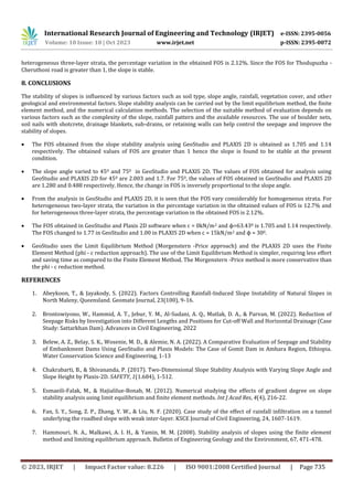 SLOPE STABILITY ANALYSIS USING GeoStudio AND PLAXIS 2D SOFTWARE: A COMPARATIVE STUDY | PDF