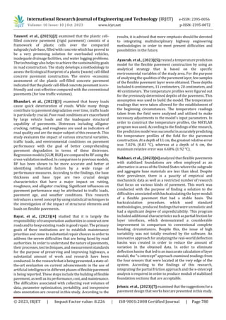 STUDY TO PERFORMANCE OF BITUMEN MIX USING E-WASTE FOR FLEXIBLE PAVEMENT ...