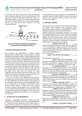 Assessment of Flexible Pavement Using the Falling Weight Deflectometer: A Comprehensive Review ...