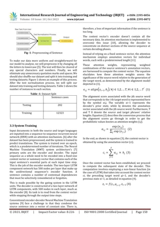 Advancements in Hindi-English Neural Machine Translation: Leveraging LSTM with Attention ...
