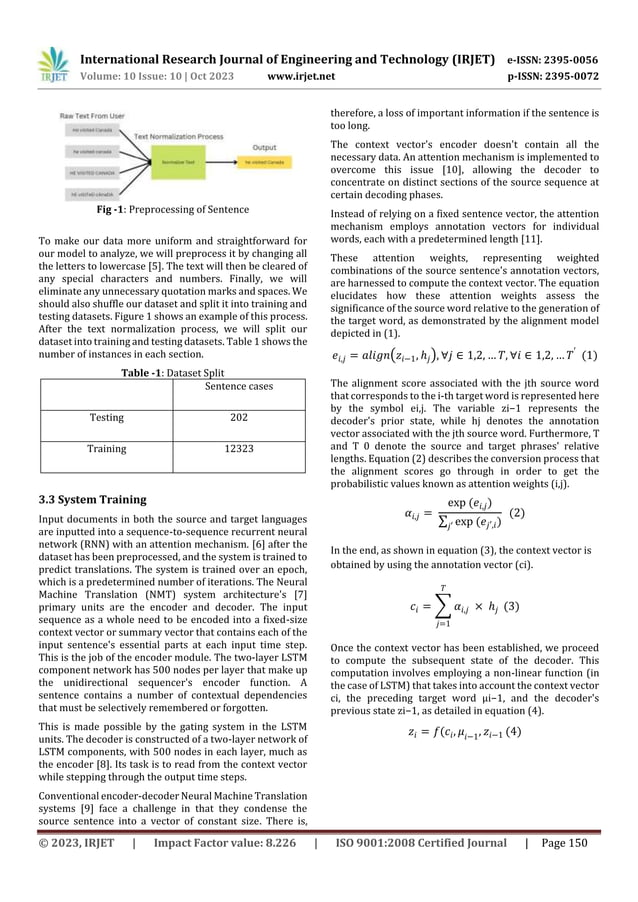 Advancements in Hindi-English Neural Machine Translation: Leveraging LSTM with Attention ...