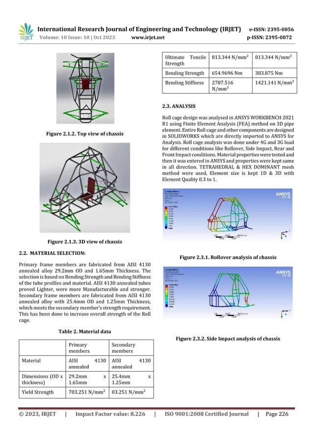DESIGN AND ANALYSIS OF CHASSIS AND 4X4 DRIVETRAIN FOR ALL TERRAIN ...