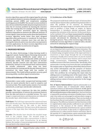 IMPROVEMENT IN IMAGE DENOISING OF HANDWRITTEN DIGITS USING AUTOENCODERS IN DEEP LEARNING | PDF