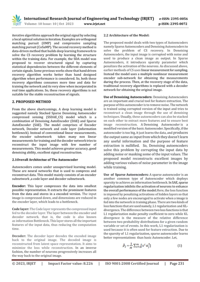 IMPROVEMENT IN IMAGE DENOISING OF HANDWRITTEN DIGITS USING AUTOENCODERS ...