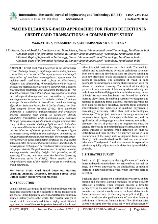 Machine Learning-Based Approaches for Fraud Detection in Credit Card ...