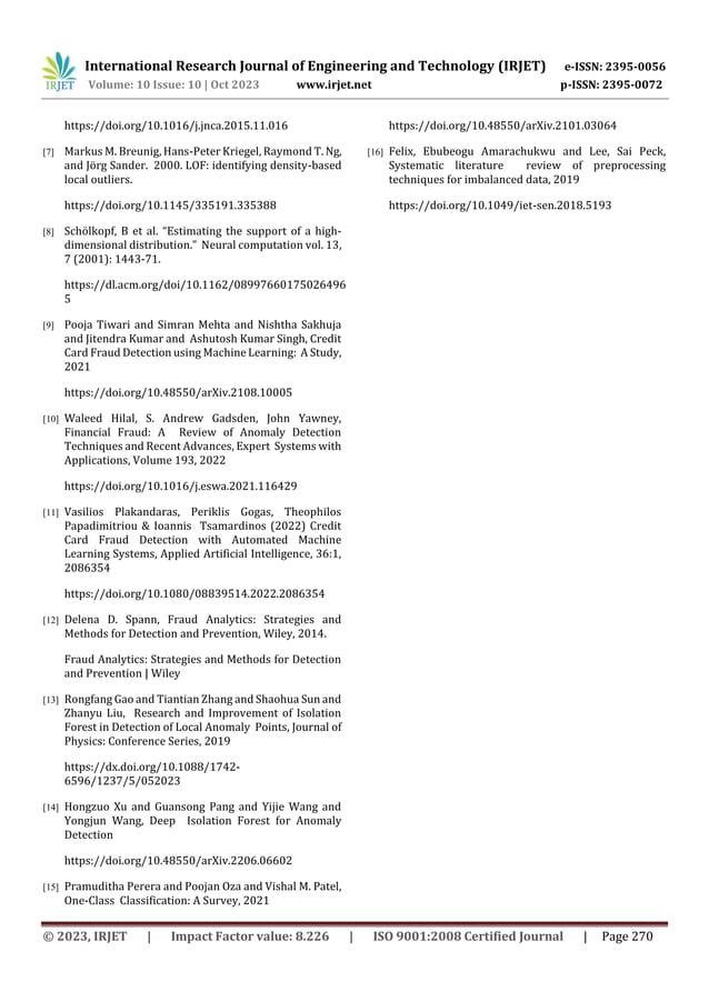 Machine Learning-Based Approaches for Fraud Detection in Credit Card Transactions: A Comparative ...