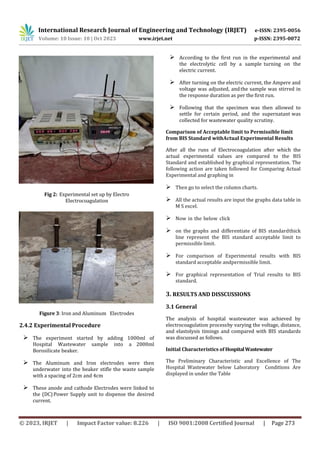 TREATMENT OF HOSPITAL WASTEWATER BY USING ELECTROCOAGULATION | PDF | Healthcare Industry ...