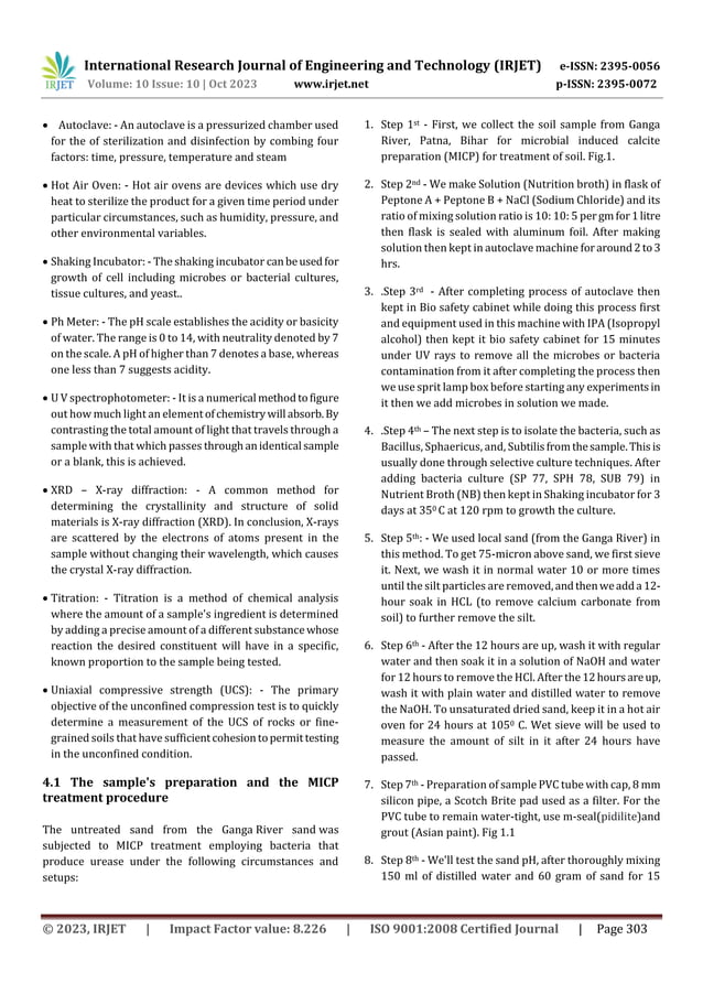 “Ganga River Sand is Biocalcified to Increase Shear Strength Behaviour ...