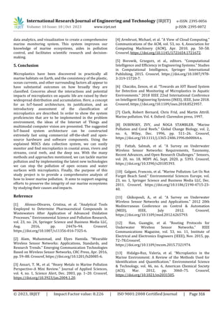 Analysis of Marine Pollution using IOT | PDF