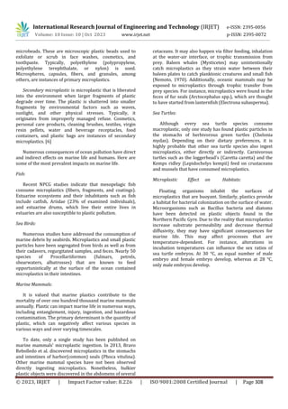 Analysis of Marine Pollution using IOT | PDF