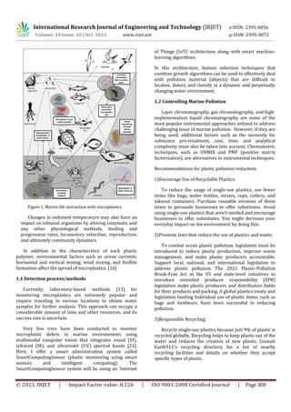 Analysis of Marine Pollution using IOT | PDF