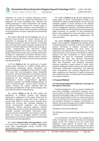 Analysis of Marine Pollution using IOT | PDF