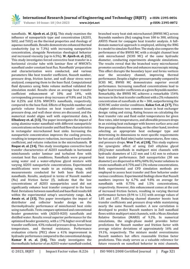 Advancements in Compact Heat Exchangers: A Comprehensive Review | PDF | Physics | Science