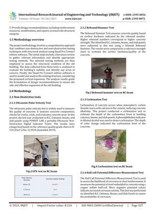 Assessment of structural integrity of G+2 storied old building for ...