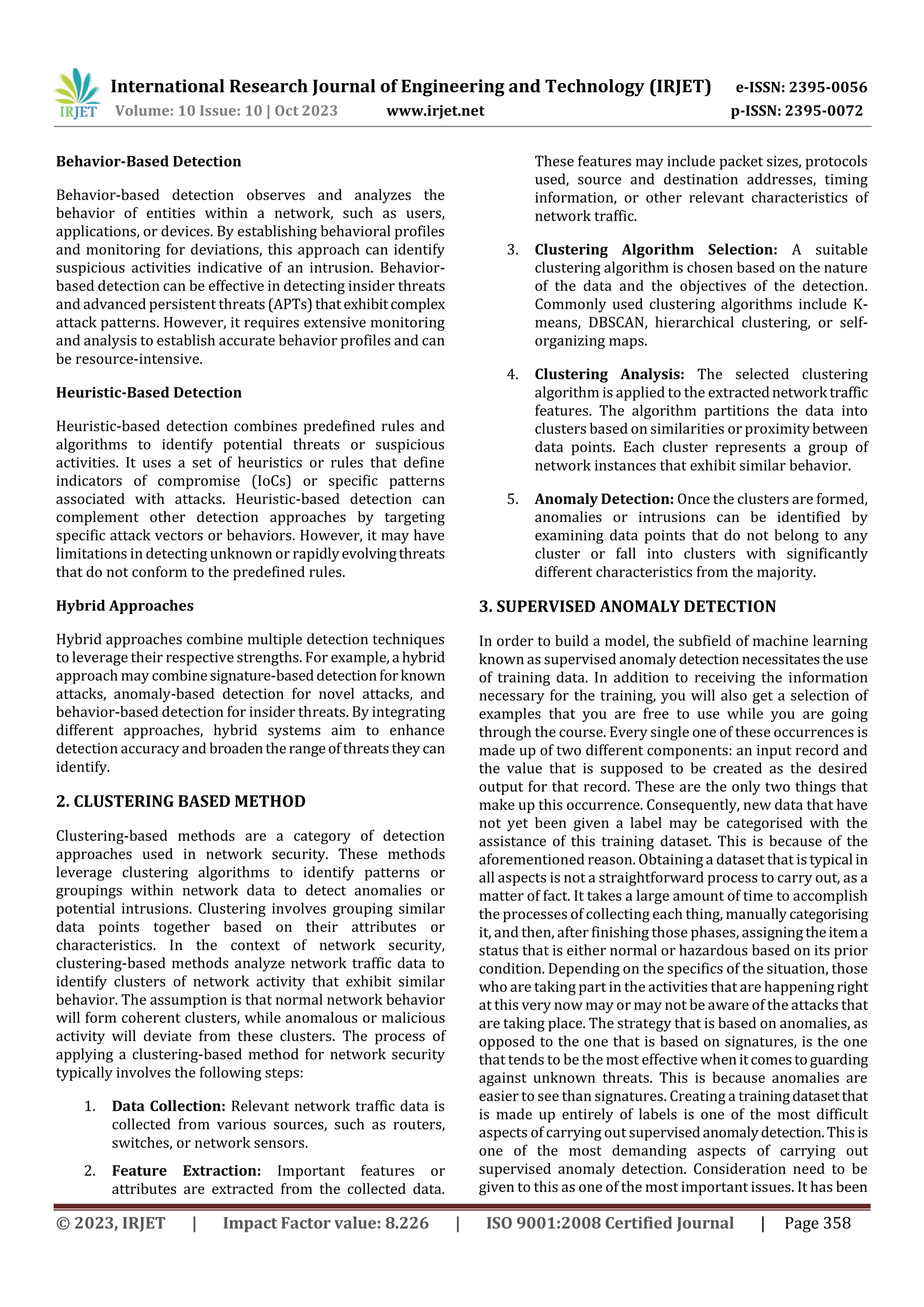 A PHASED APPROACH TO INTRUSION DETECTION IN NETWORK | PDF