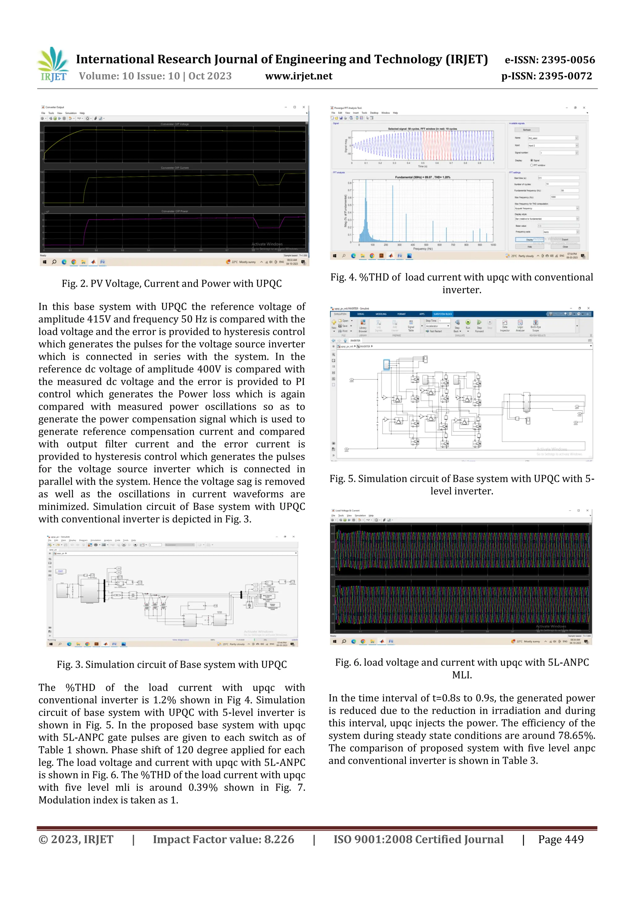 Power Quality Analysis Using Active NPC Multilevel inverter in PV ...