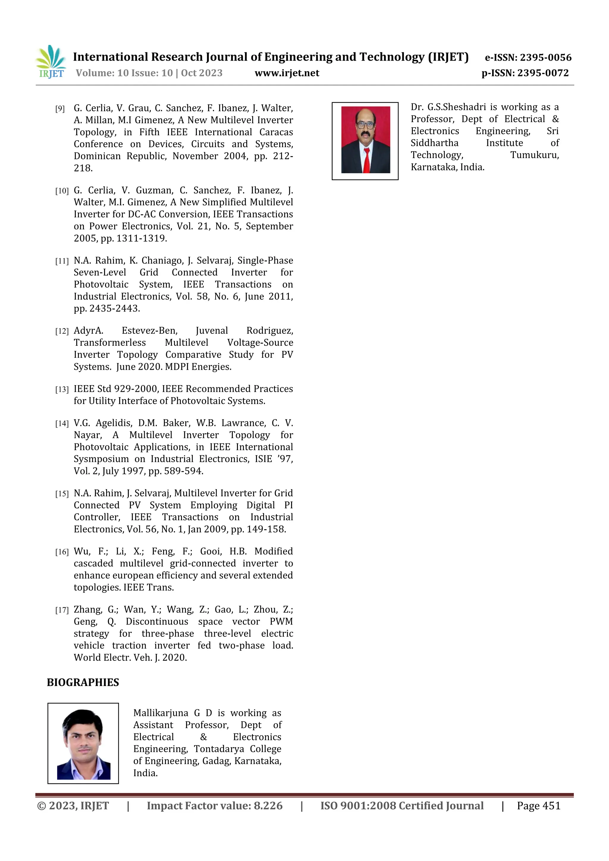 Power Quality Analysis Using Active NPC Multilevel inverter in PV ...