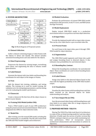 Convolutional Neural Network Based Real Time Object Detection Using YOLO V4 | PDF