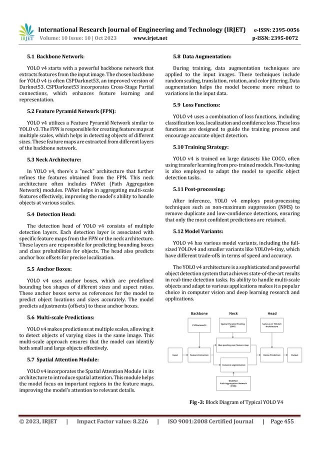 Convolutional Neural Network Based Real Time Object Detection Using YOLO V4 | PDF