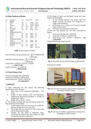 Final Paper on Study and Design of Footbridge to connect the first ...