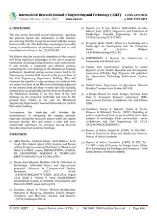 Final Paper on Study and Design of Footbridge to connect the first ...